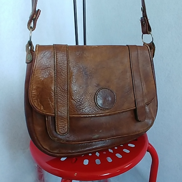 Vintage | Bags | Vintage Genuine Leather Purse Bag Made In Brazil ...